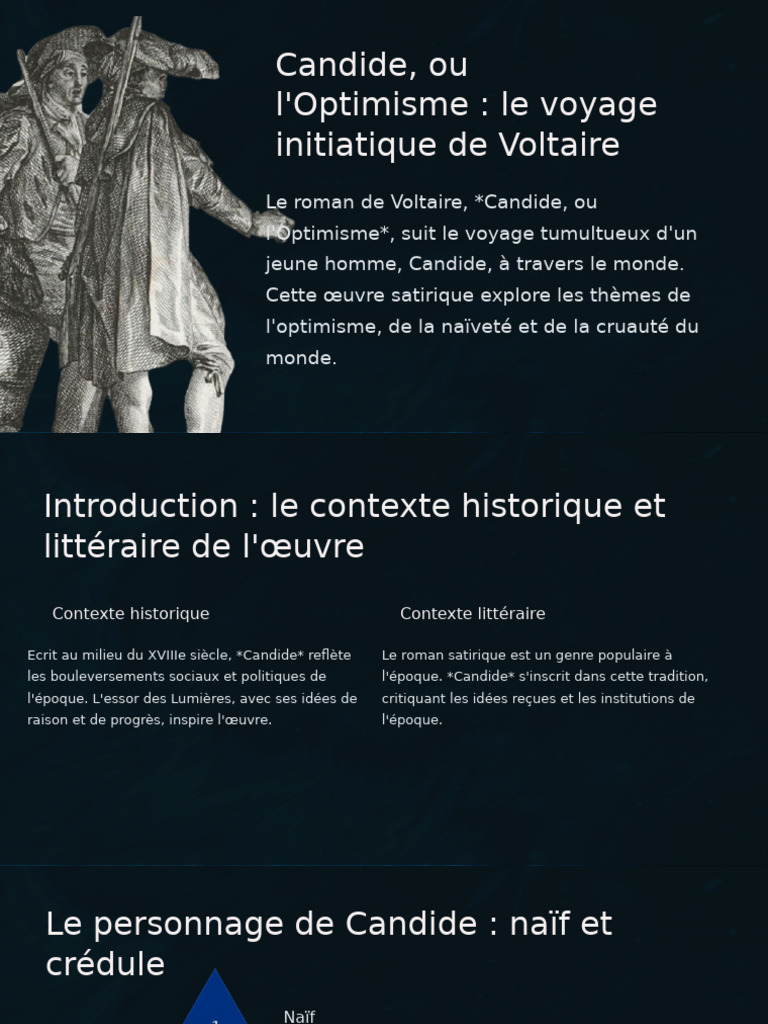 Voyage initiatique de Candide | PDF | Candide