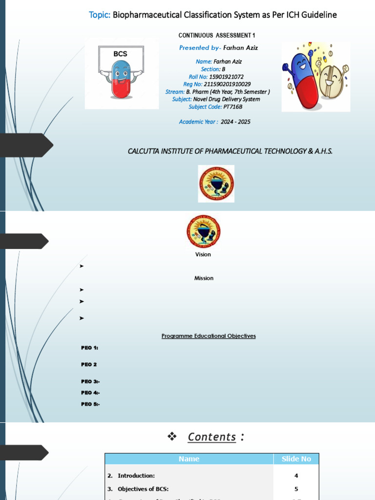 Biopharmaceutical Classification System Overview | PDF | Solubility ...