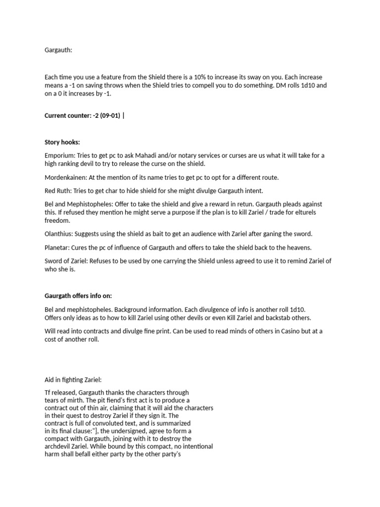 Gargauth | PDF