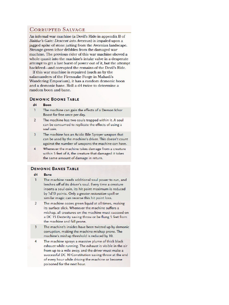 Corrupted Salvage | PDF