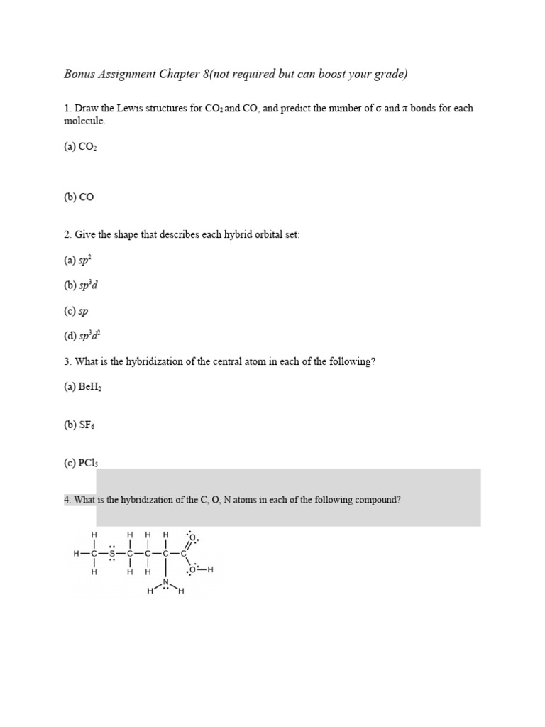Bonus Assignment Chapter 8 | PDF