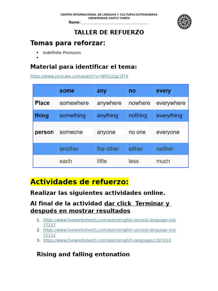 Taller de Refuerzo | PDF