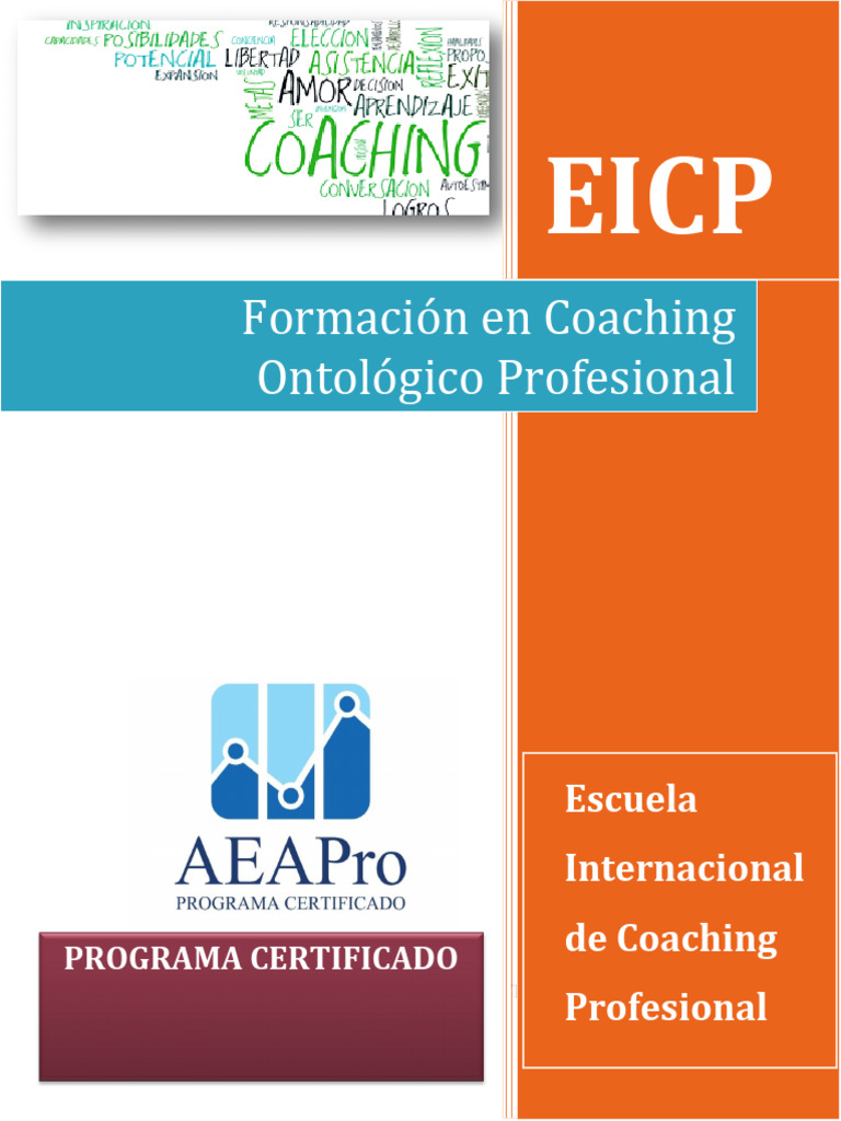 Formación De Coaching Ontológico Profesional Pdf Aprendizaje Las
