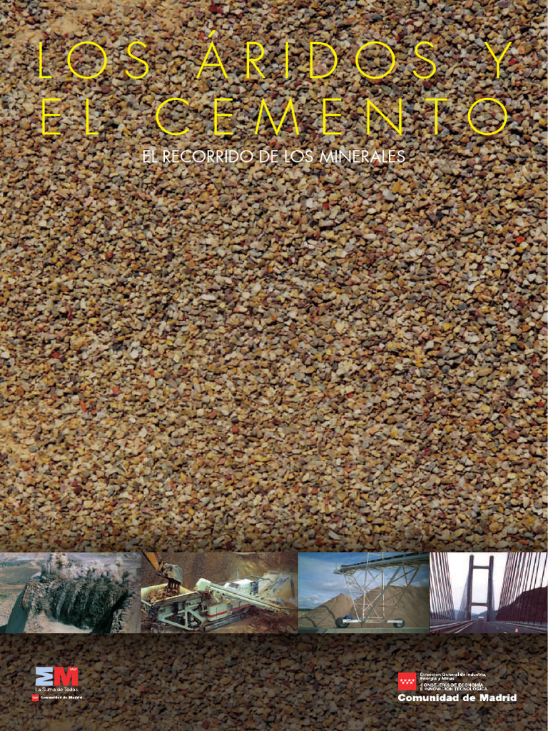 Áridos y Cemento: Guía Completa | PDF | Roca (geología) | Hormigón