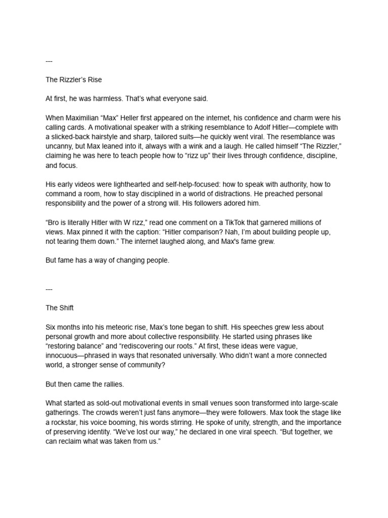 Rizzler Hitler Vol 3 | PDF