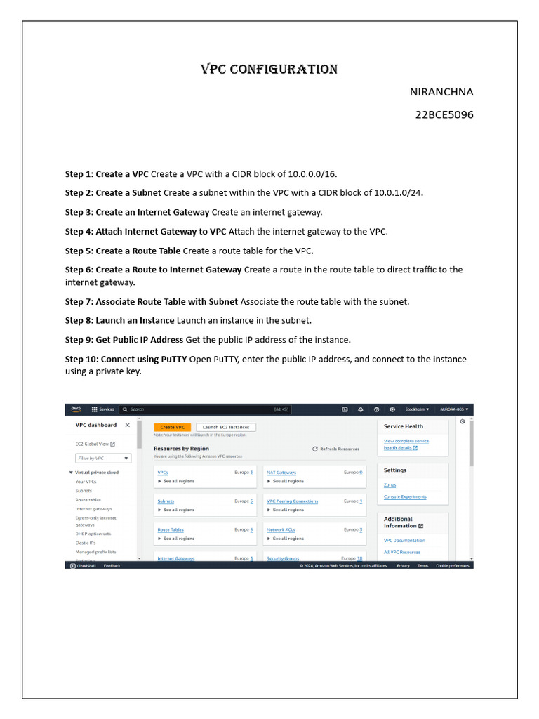 VPC Configuration | PDF