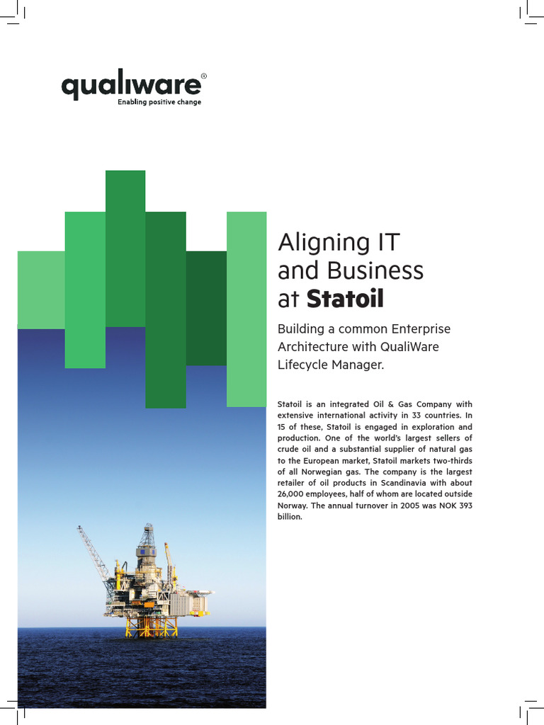 Statoil's IT and Business Alignment Strategy | PDF | Business Process ...