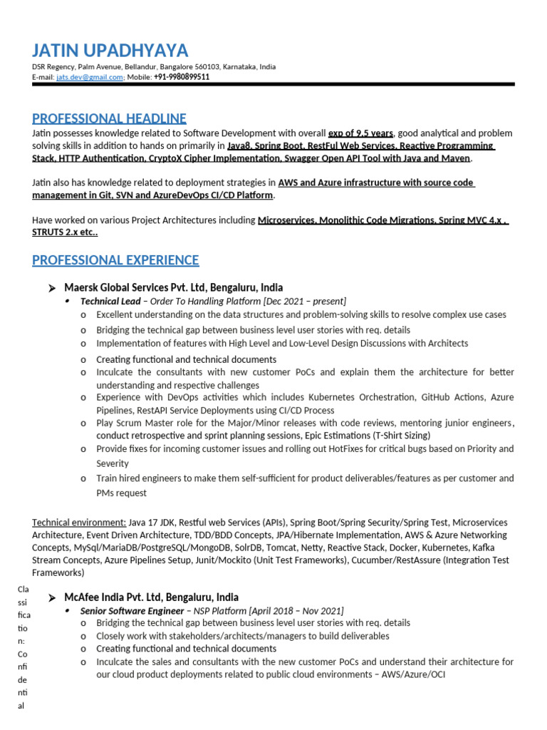 Jatin_Final_CV | PDF | J Query | Java Script