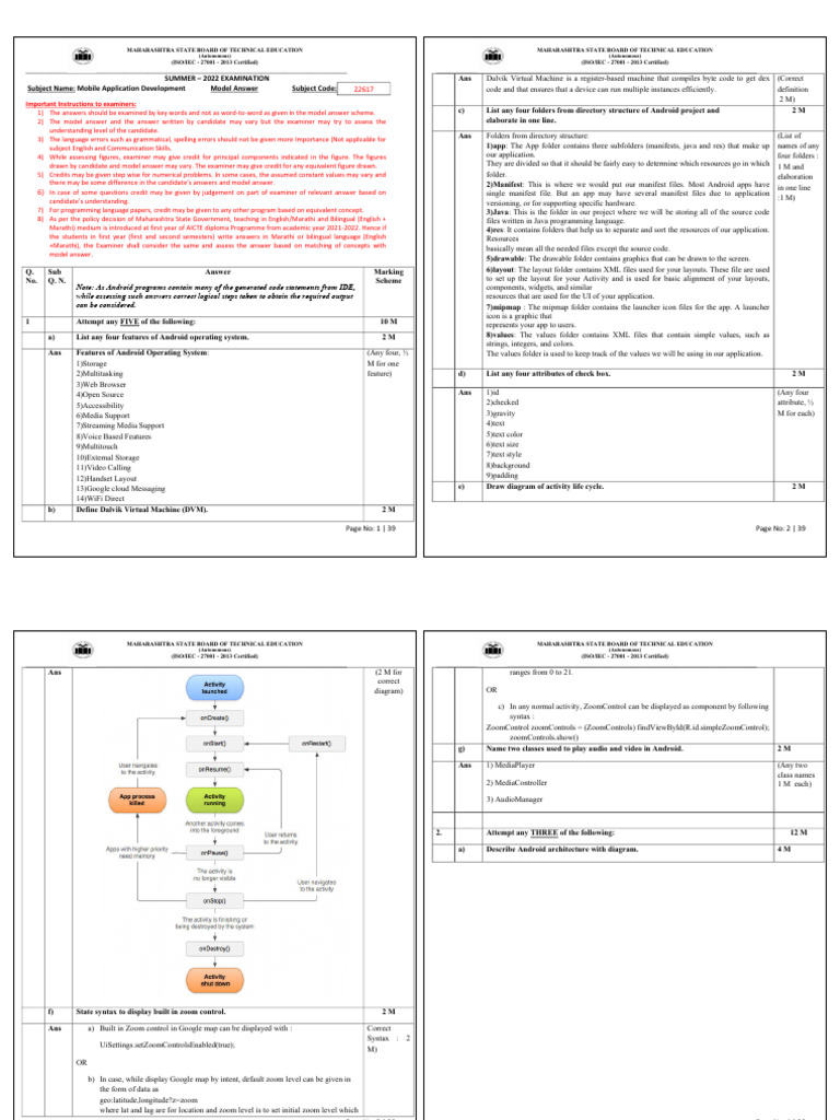 22617-2022-Summer-Model-Answer-Paper (Msbte Study Resources) | PDF ...