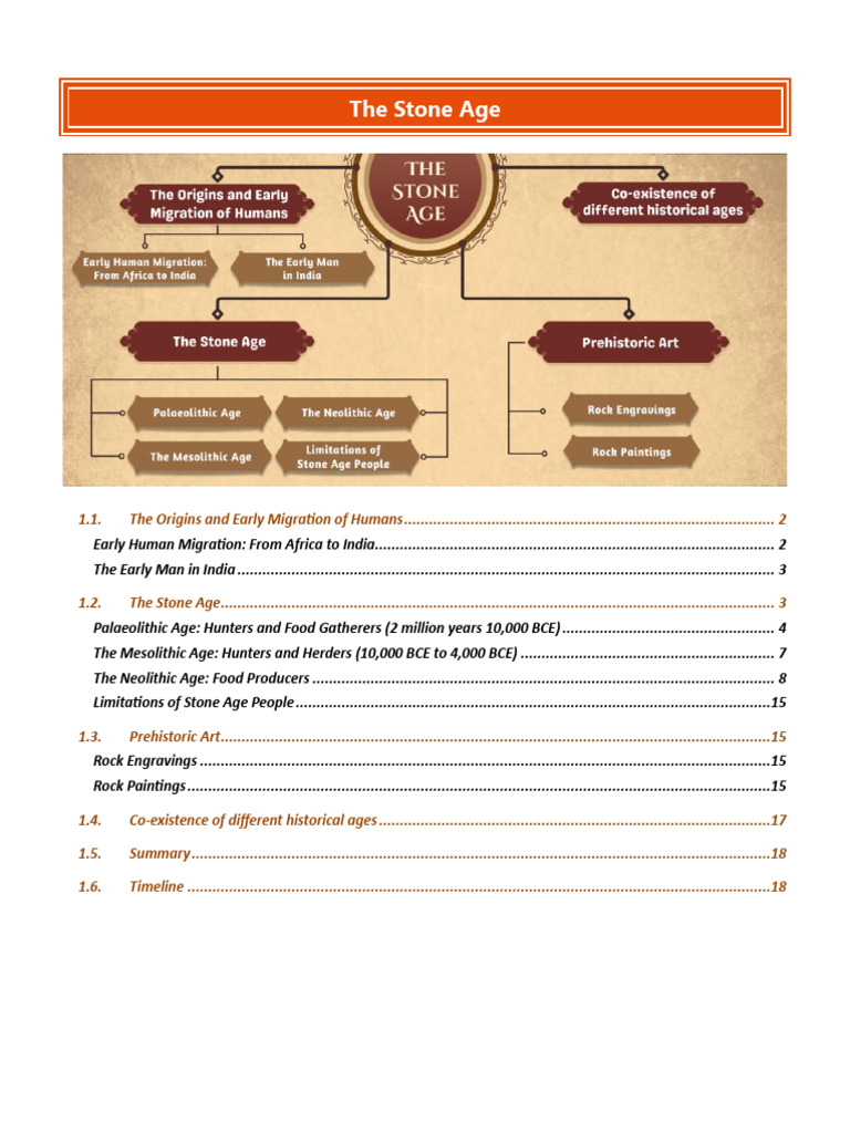 Pmfias Ami 03 The Stone Age | PDF | Homo | Paleolithic