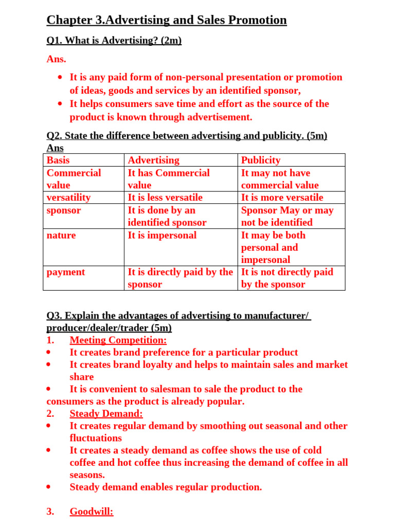 Advertising and Sales Promotion Insights | PDF | Advertising | Brand