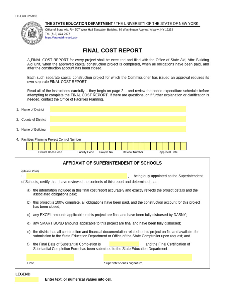 Final Cost Report | PDF | Expense