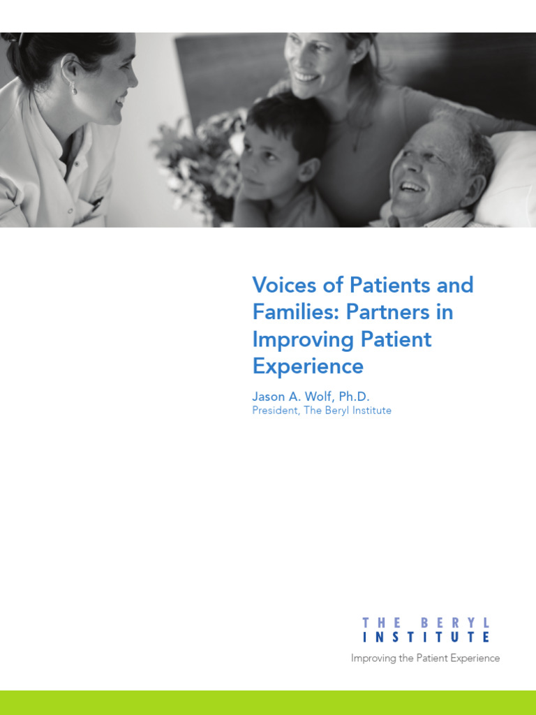 3.3.3-Voices of Patients and Families | PDF | Patient | Health Care
