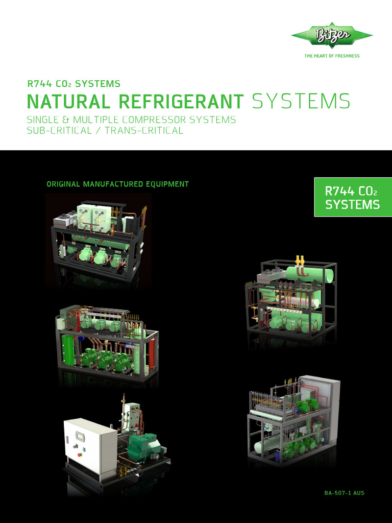 BITZER CO2 Refrigeration Systems Overview | PDF | Heat Exchanger ...
