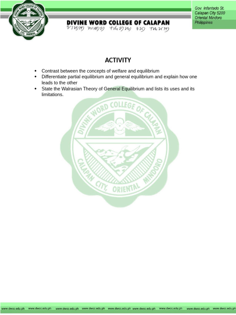 Eco Activity 2 | PDF