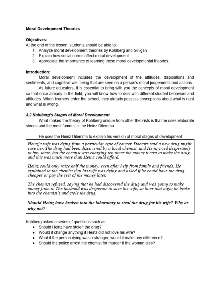 Understanding Moral Development Theories | PDF | Social Psychology ...