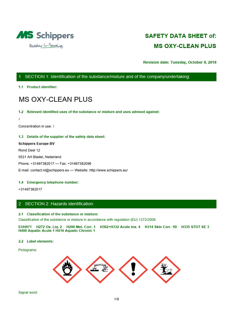 MSDS(1)_20230318193527.314_X | PDF | Magnesium | Toxicity