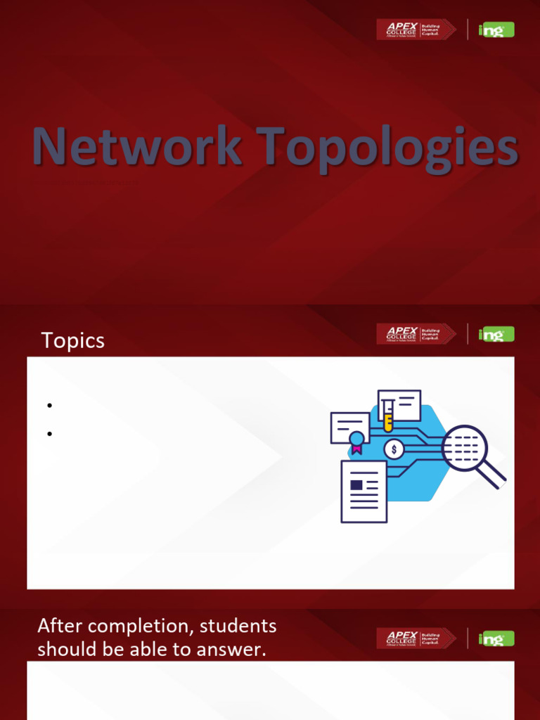 Unit 3.3_Network Topologies Trends in Telecommunications. | PDF ...