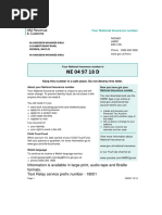 CA5403: Your National Insurance Number: About This Form | PDF | Birth ...