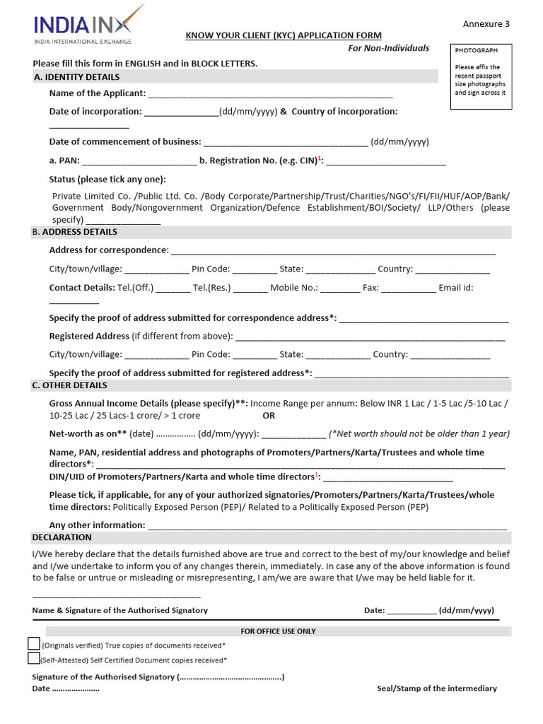 Annexure 3$ | PDF | Identity Document