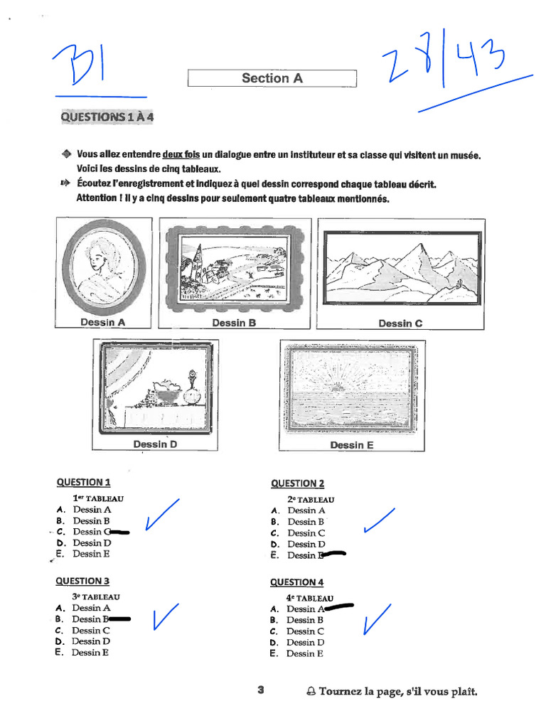 TEF - Compréhension Orale CO-16-029 KEILA | PDF
