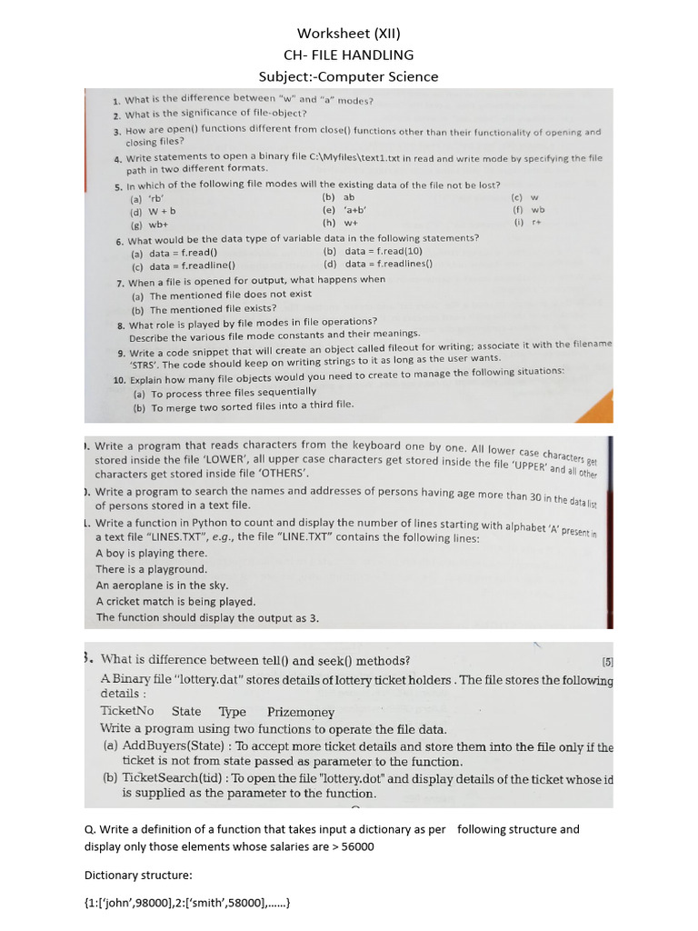 Data File Handling | PDF | Text File | Software Engineering Data File Handling | PDF | Text File | Software Engineering