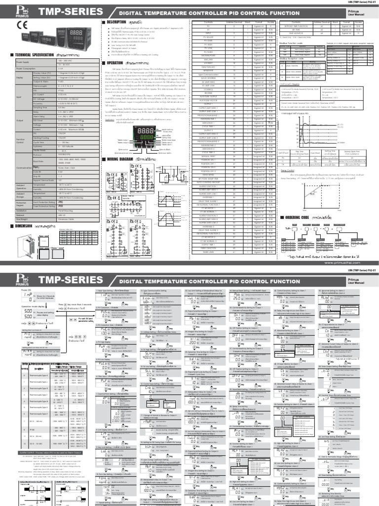 Primus - TMP Series F62 01 | PDF
