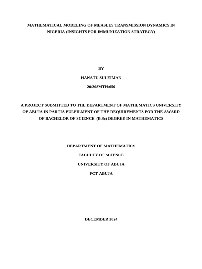 Chapter 1-4 Hanatu Edited | PDF | Vaccination | Measles