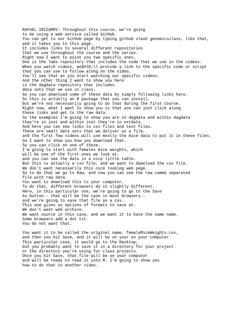 Datgen v3x S - Ss - U - C - 10062015 Screencast t04 Edxmstr V1-En | PDF ...