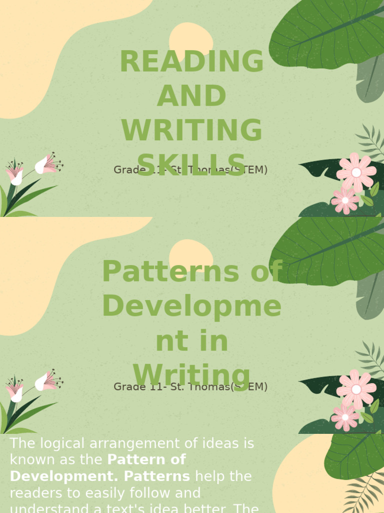 Reading and Writing Skills | PDF | Definition | Reason