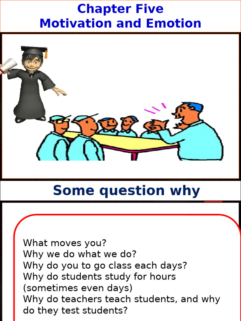 Chapter Five Motivation and Emotion | PDF | Emotions | Motivational