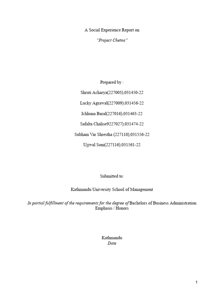 Final SEP Report | PDF | Menstruation | Schools