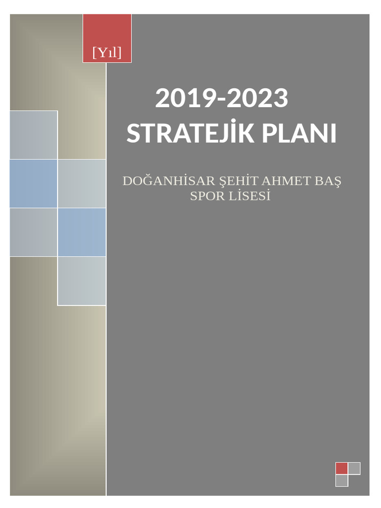 Stratejik Plan | PDF