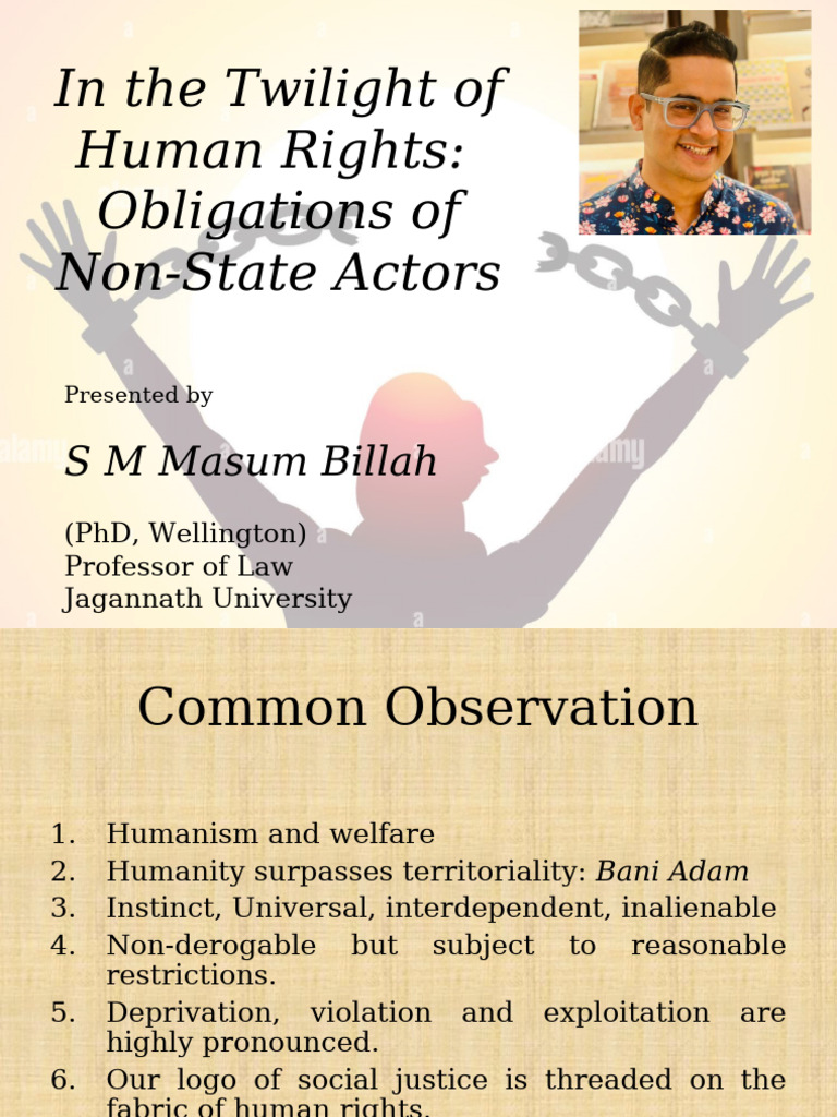 HR and Non-State Actors | PDF | Chevron Corporation | Human Rights