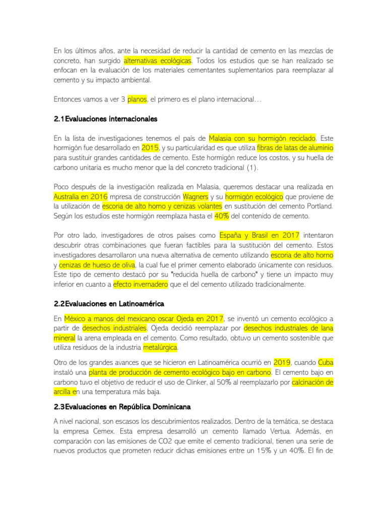 Expo proyecto | PDF | Hormigón | Cemento