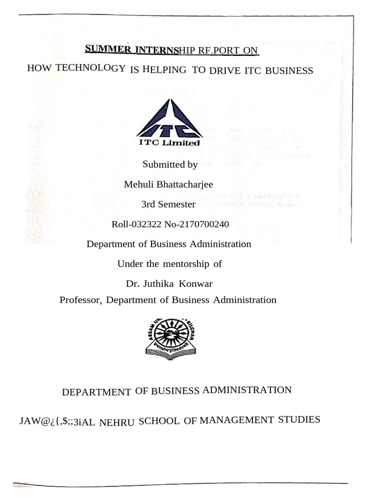 Mehuli SIP ITC | PDF