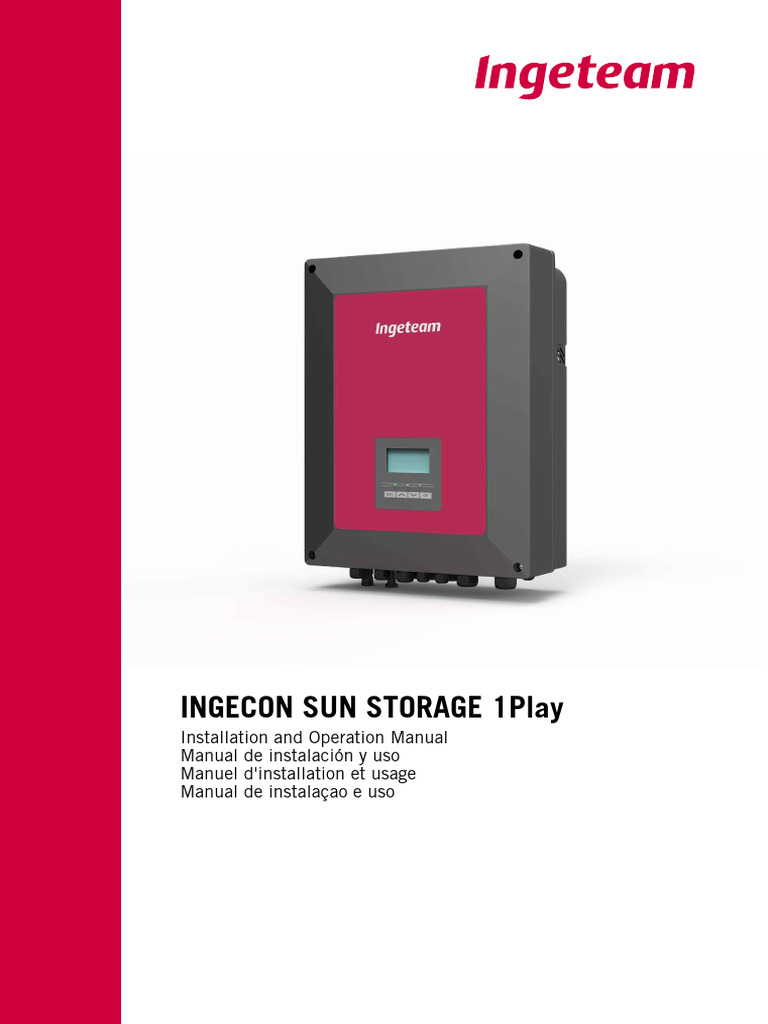 Ingeteam Manual | PDF | Power Inverter | Electrical Grid