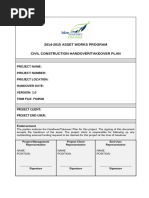 Construction Hand Over Take Over Plan Template | PDF | Economies