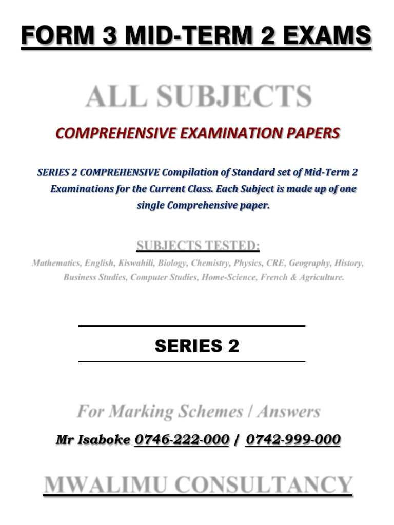 F3 Midterm 2 Exams S2 | PDF | Acid | Chemical Elements