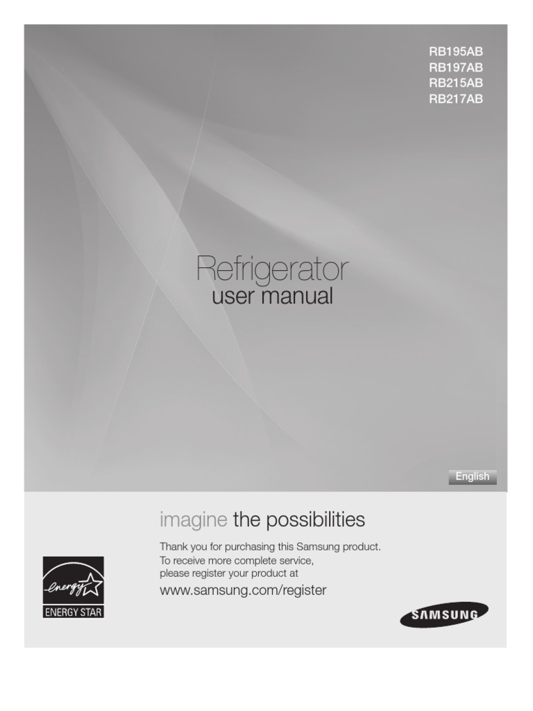Black Samsung Fridge | PDF | Refrigerator | Ac Power Plugs And Sockets
