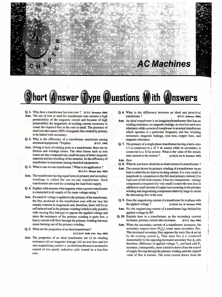 AC MACHINES | PDF