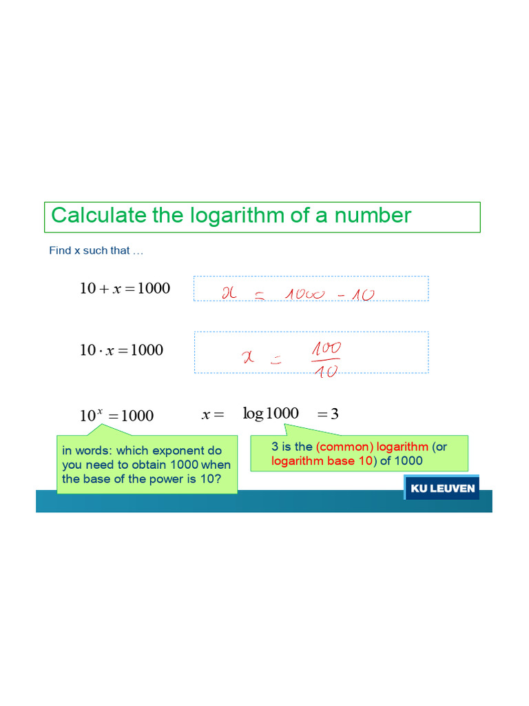 Math A - Class 2 - Logarithmic Functions | PDF | Logarithm | Mathematics