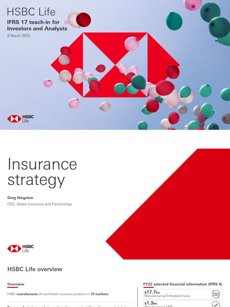 HSBC Life IFRS 17 Investor Overview | PDF | International Financial ...