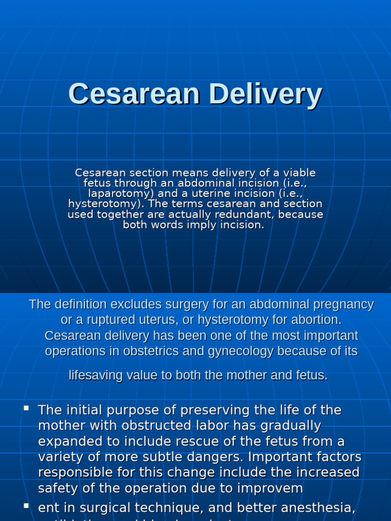 09 - Operative Obstetric. Lacerations of The Birth Canal. Postpartum ...