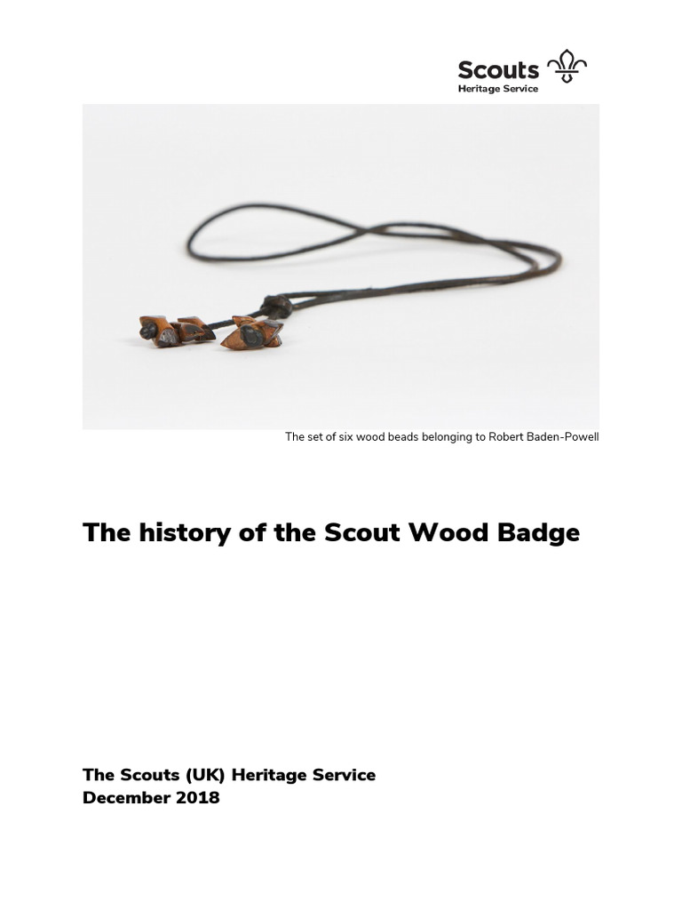 History of The Wood Badge December 2018 | PDF | Scouting | Youth Movements