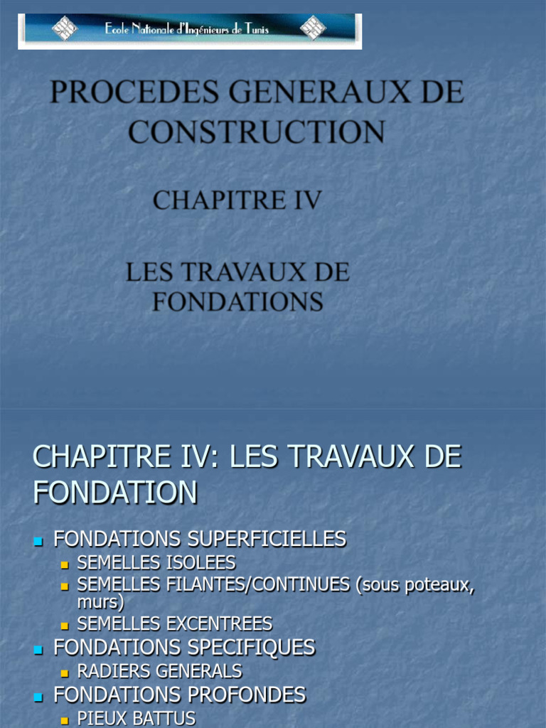 5-FONDATIONS PROFONDES2 | PDF | Fondation profonde | Fondation (construction)