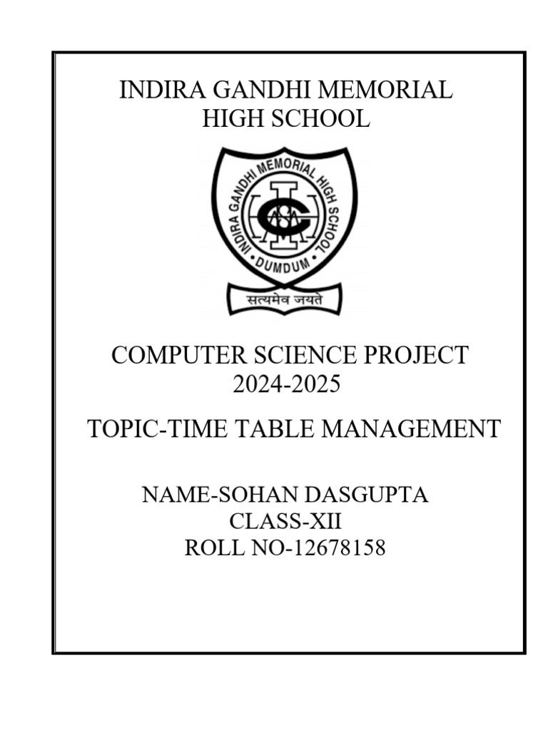 Class 12 Computer Project | PDF | Computing | Databases