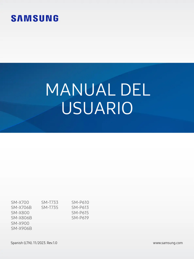 Manual Samsung Galaxy Tab S6 Lite (Español - 194 Páginas) | PDF