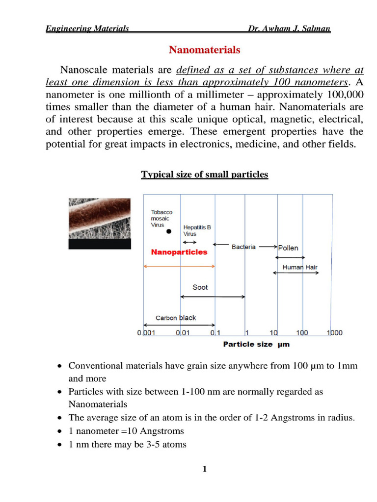 9 Nanomaterials | PDF