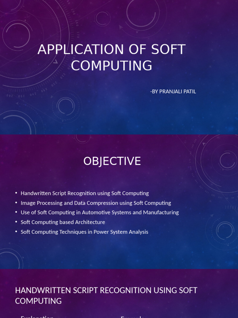 Application of soft computingppt | PDF